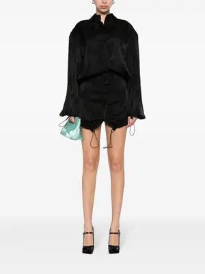 Attico Logo Mini Dress - Black