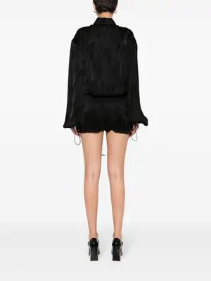 Attico Logo Mini Dress - Black
