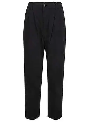 SARAHWEAR Cotton Trousers - Black