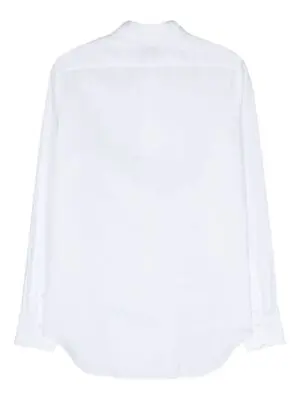 FINAMORE 1925 Cotton And Linen Blend Shirt - White