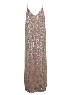 THE NINA STUDIO Afrodite Sequined Dress - Golden