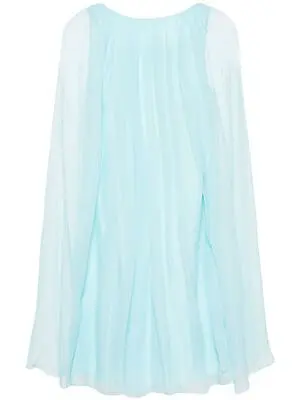 Max Mara Silk Midi Dress - Clear Blue