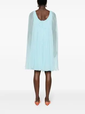 Max Mara Silk Midi Dress - Clear Blue