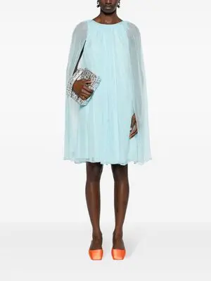 Max Mara Silk Midi Dress - Clear Blue