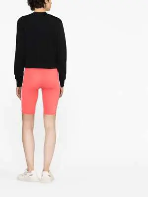 Palm Angels I Love Pa Cotton Crewneck Sweatshirt - Black