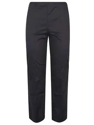 Liviana Conti Cotton Blend Cropped Trousers