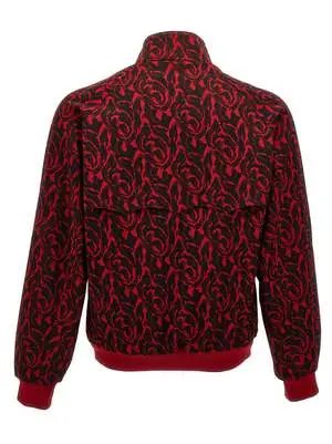 BARACUTA Jacquard Needles' Bomber Jacket