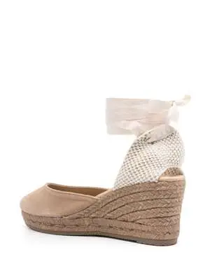 Manebí Hamptons Suede Espadrilles - Dove Grey