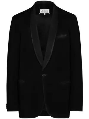MAISON MARGIELA Wool Single Breasted Blazer Jacket