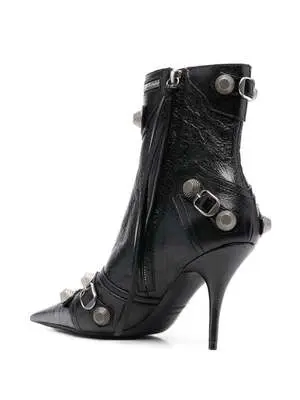 Balenciaga Le Cagole Ankle Boots - Black