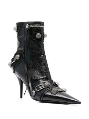 Balenciaga Le Cagole Ankle Boots - Black