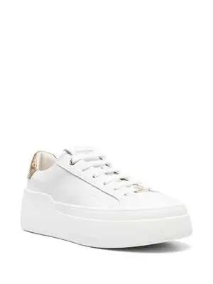 FERRAGAMO Platform Leather Sneakers