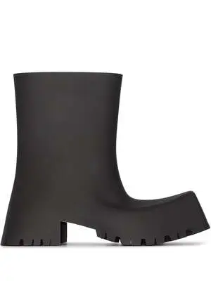 Balenciaga Trooper Rubber Boots - Black