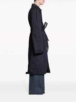 Balenciaga Deconstructed Cotton Coat - Blue