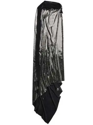 Balenciaga Metallic Effect Midi Gown