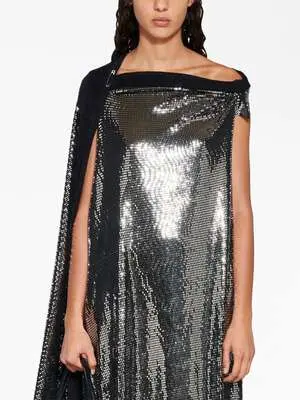 Balenciaga Metallic Effect Midi Gown
