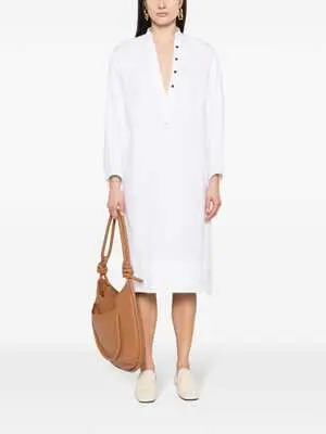 Khaite Brom Cotton Tunic Dress
