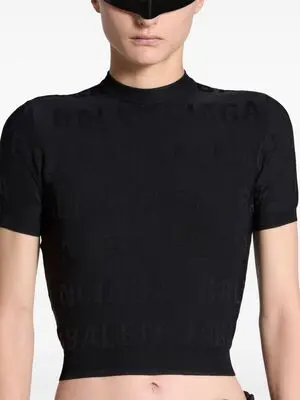 Balenciaga Allover Logo Top