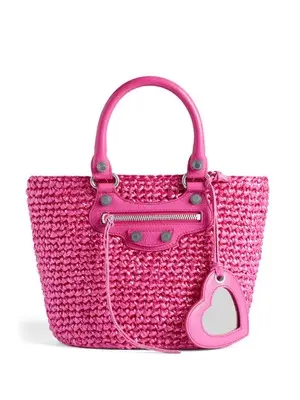 Balenciaga Le Cagole Panier Small Tote - Pink