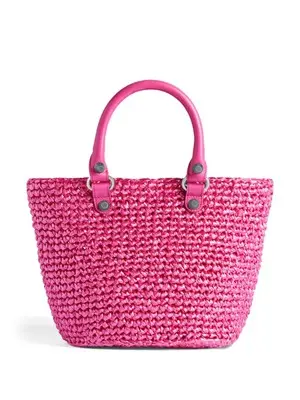 Balenciaga Le Cagole Panier Small Tote - Pink
