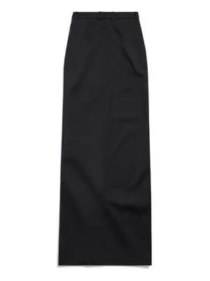 Balenciaga Wool Midi Skirt