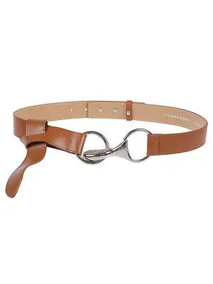 Liviana Conti Knot Detail Belt - Brown