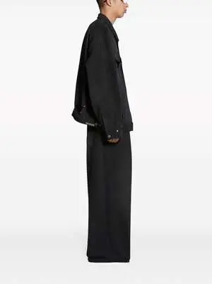 Balenciaga Deconstructed Denim Jacket - Black