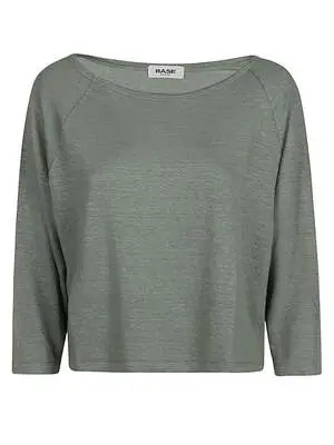 BASE Name Linen Boat Neck Sweater