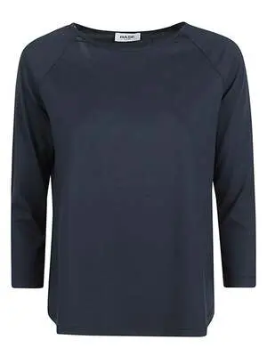 BASE Cotton Crewneck Sweater - Blue