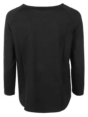 BASE Cotton Crewneck Sweater - Black
