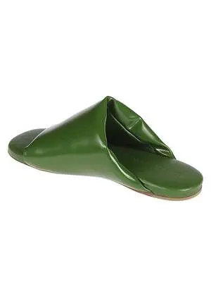 Bottega Veneta Cushion Flat Sandals - Green