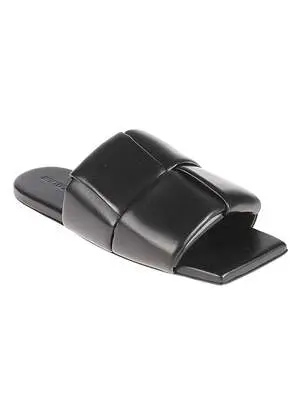 Bottega Veneta Patch Leather Flat Sandals