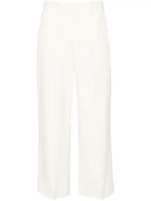 Erika Cavallini Wide Leg Trousers - White