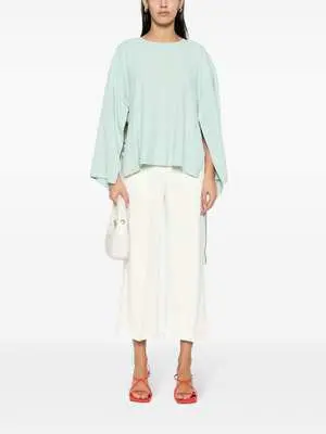Erika Cavallini Wide Leg Trousers - White