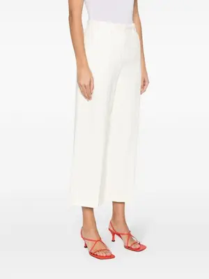 Erika Cavallini Wide Leg Trousers - White