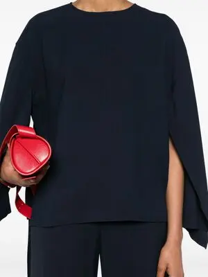 Erika Cavallini Cady Texture Blouse - Blue