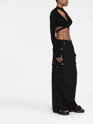 Coperni Tailored Cargo Maxi Skirt