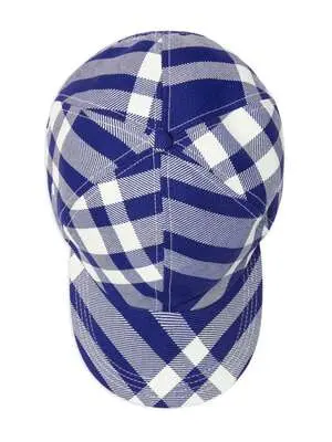 Burberry Check Motif Baseball Cap