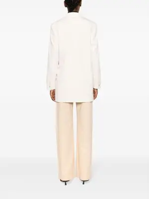 Max Mara Virgin Wool Blazer - White