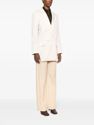 Max Mara Virgin Wool Blazer - White