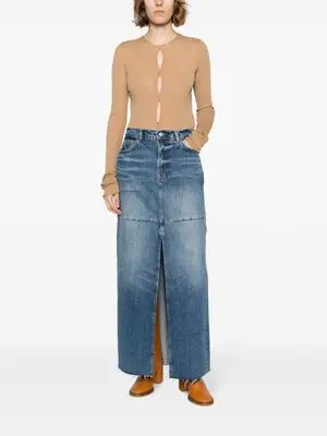 Sportmax Wool Blend Bodysuit - Beige