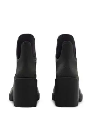 Burberry Marsh Rubber Ankle Boots - Black