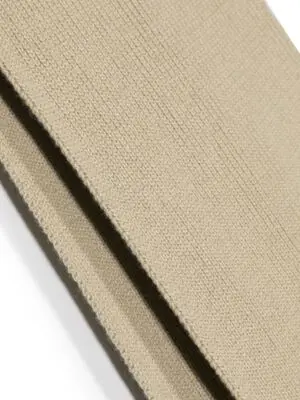 Burberry Wool And Cahmere Blend Ribbed Scarf