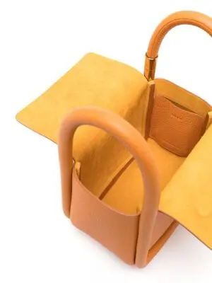 Boyy Wonton 20 Pebble Leather Handbag - Orange