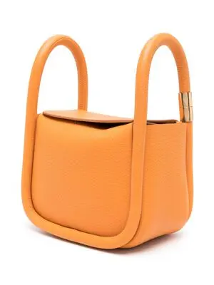 Boyy Wonton 20 Pebble Leather Handbag - Orange