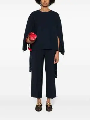 Erika Cavallini Wide Leg Trousers - Blue