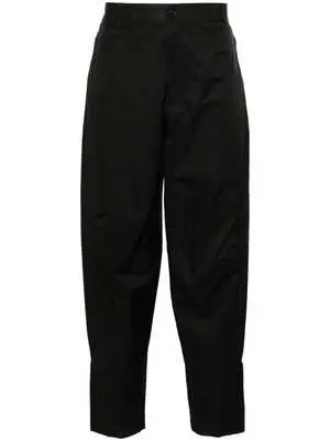 LANVIN Cotton-blend Biker Trousers - Black
