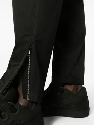 LANVIN Cotton-blend Biker Trousers - Black