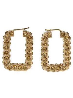 Amina Muaddi Charlotte Hoop Earrings