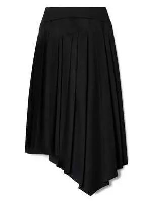 Off-White Belted Pleated Skirt